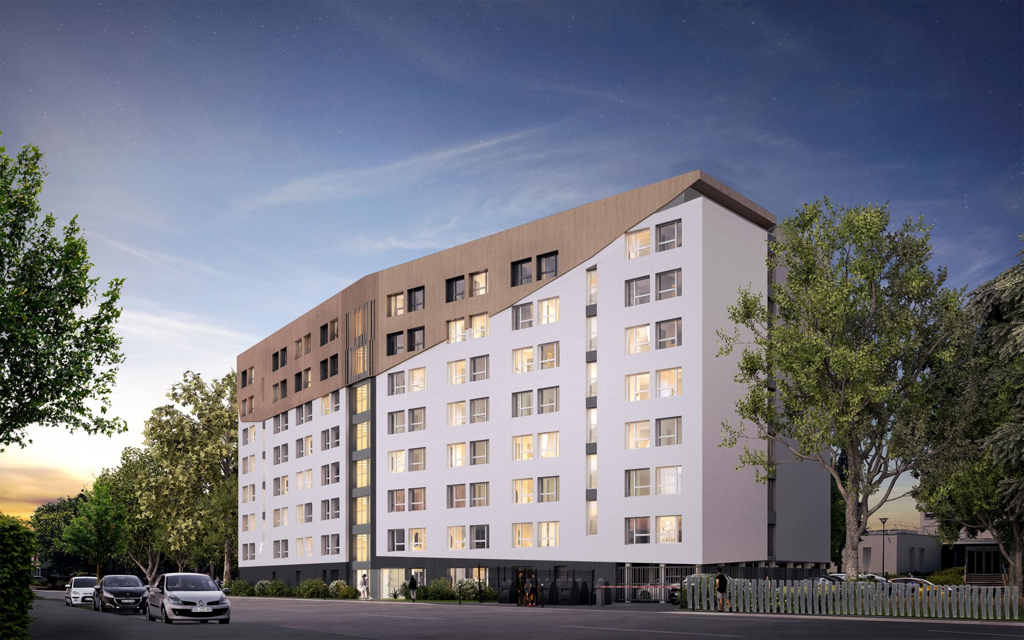 Livrée : 3 Résidences universitaires - CROUS - Angers Loire habitat